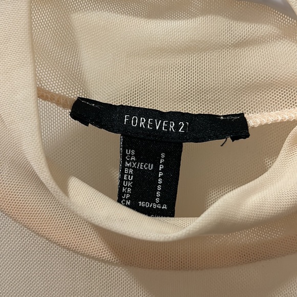 Forever 21 | Tops | Sheer Mesh Long Sleeve | Poshmark